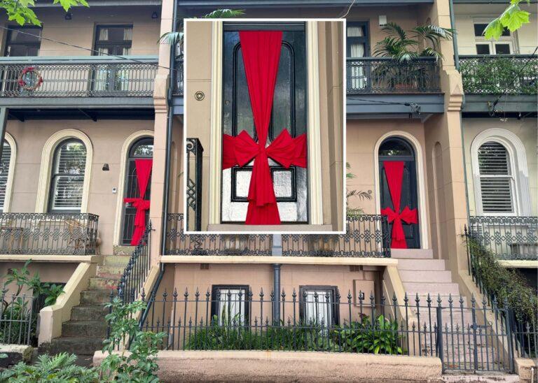 The big red bows of Christmas past present and future return to the ...
